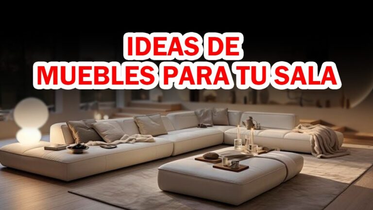 Maximiza tu sala con sofás modulares